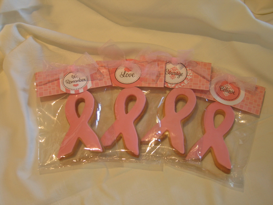 Pink Ribbon Fundraising Cookies - CakeCentral.com