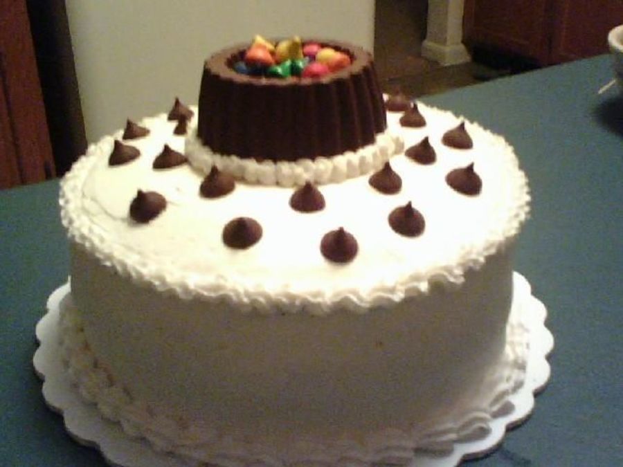 Chocolate Kiss Birthday Cake - CakeCentral.com