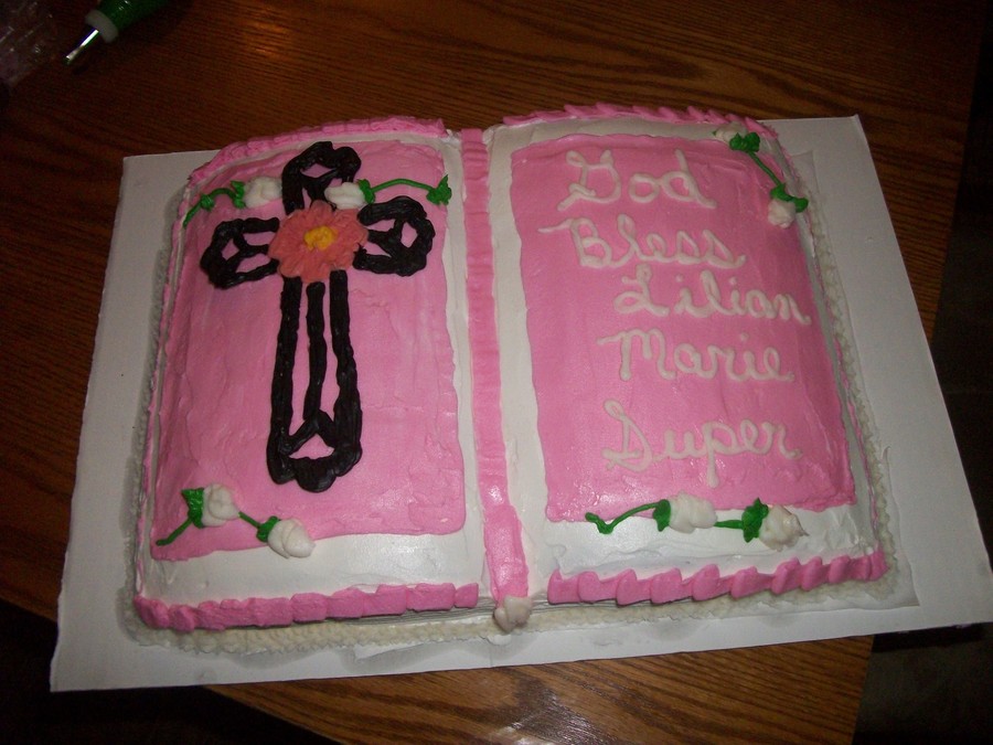 Dedication Cake - CakeCentral.com