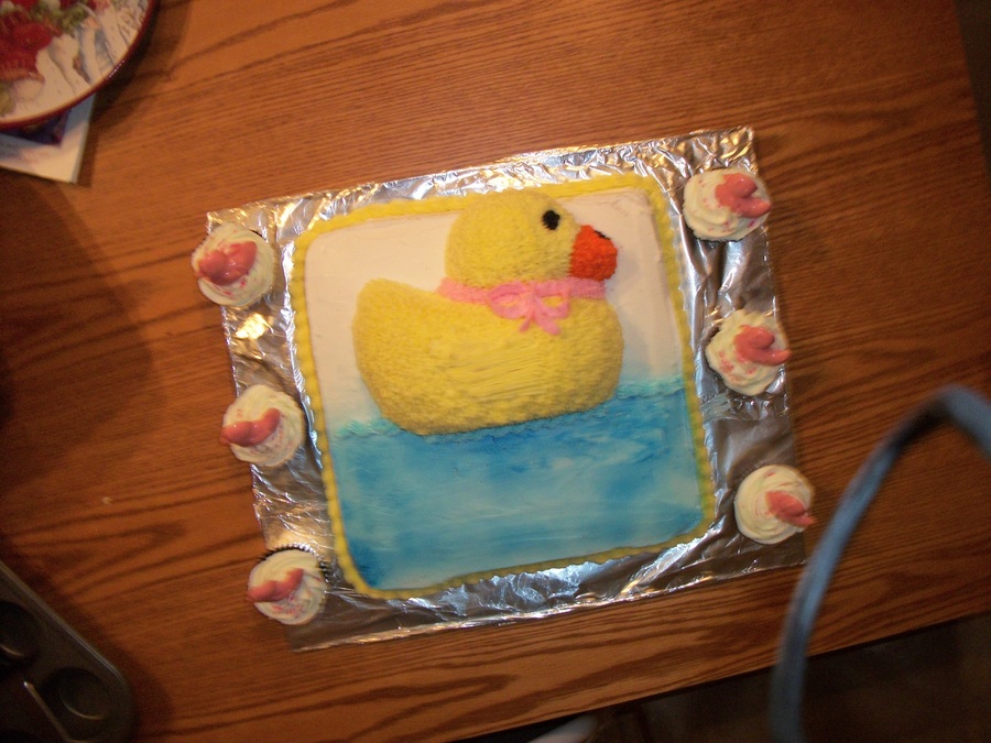 Baby Shower Duck - CakeCentral.com