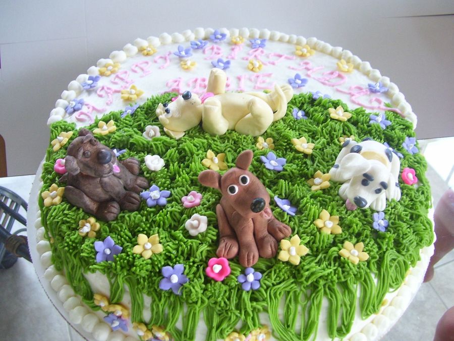 Puppy Dog Cake - CakeCentral.com