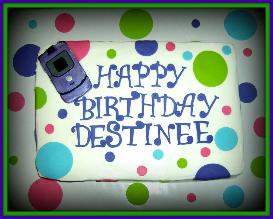 Cell Phone Cake - CakeCentral.com