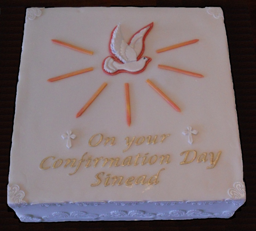 Confirmation Cake! - CakeCentral.com