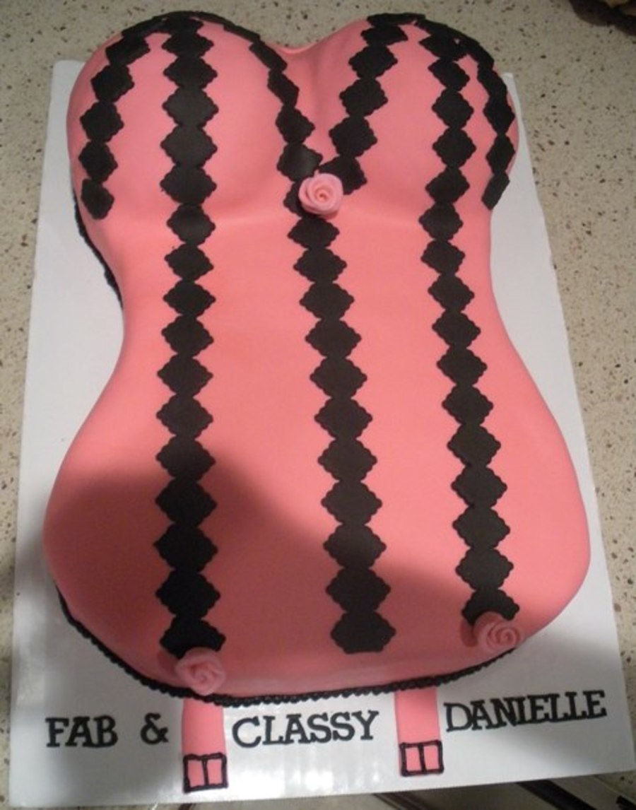 Bustier Cake - CakeCentral.com