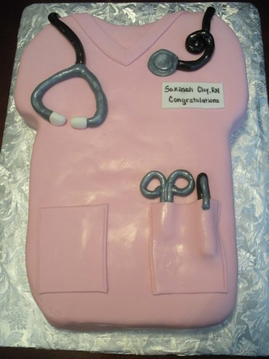 Nursing School Graduation Cake - CakeCentral.com