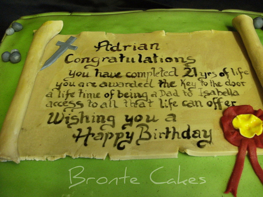 Runescape Birthday Cake - CakeCentral.com