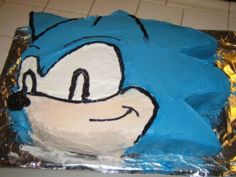 Sonic Birthday Cake. - CakeCentral.com