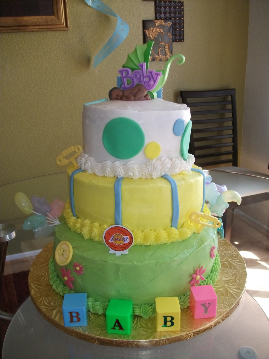 Pastel Colors Baby Shower - CakeCentral.com