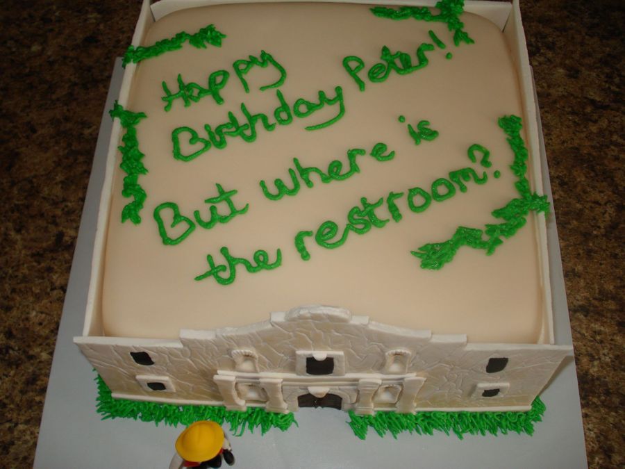 Alamo Tour Guide Birthday - CakeCentral.com