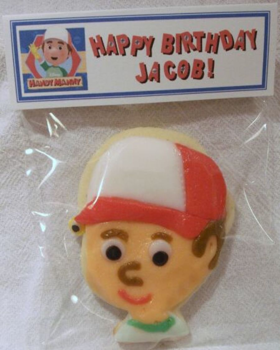 Handy Manny Cookie Favor - CakeCentral.com