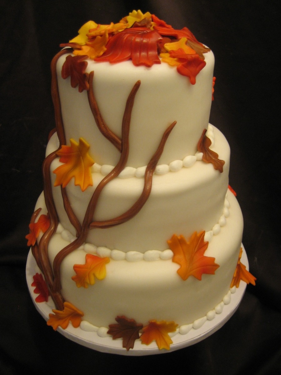 Autumn Wedding - CakeCentral.com