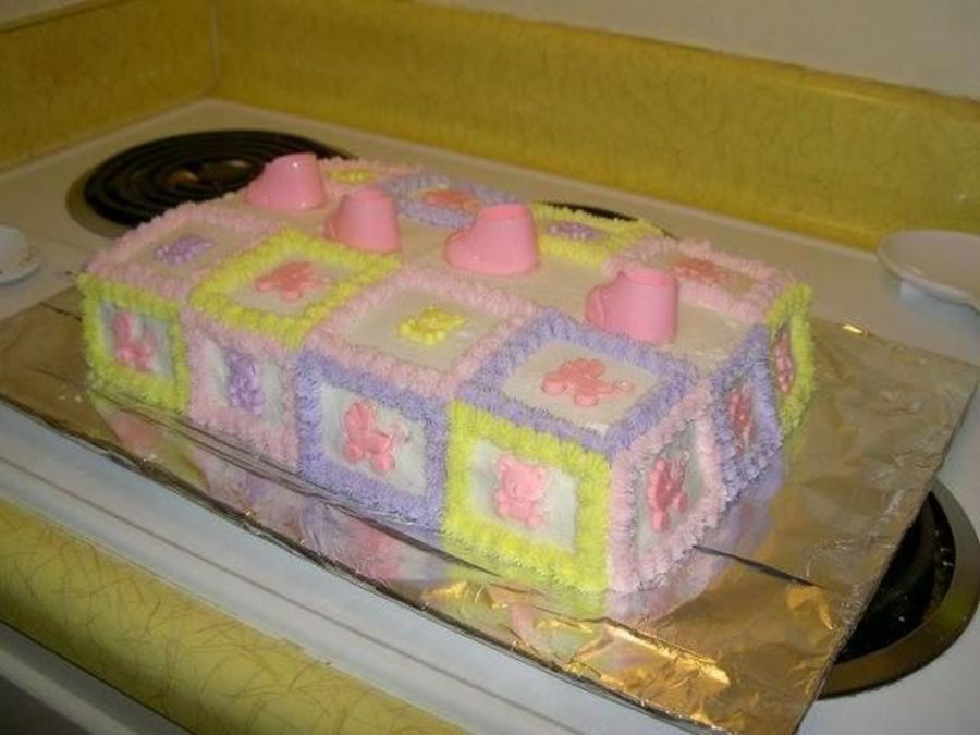 Baby Block Cake - CakeCentral.com