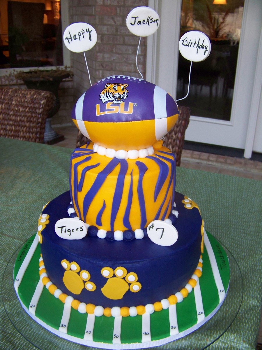 Lsu Birthday Cake - CakeCentral.com