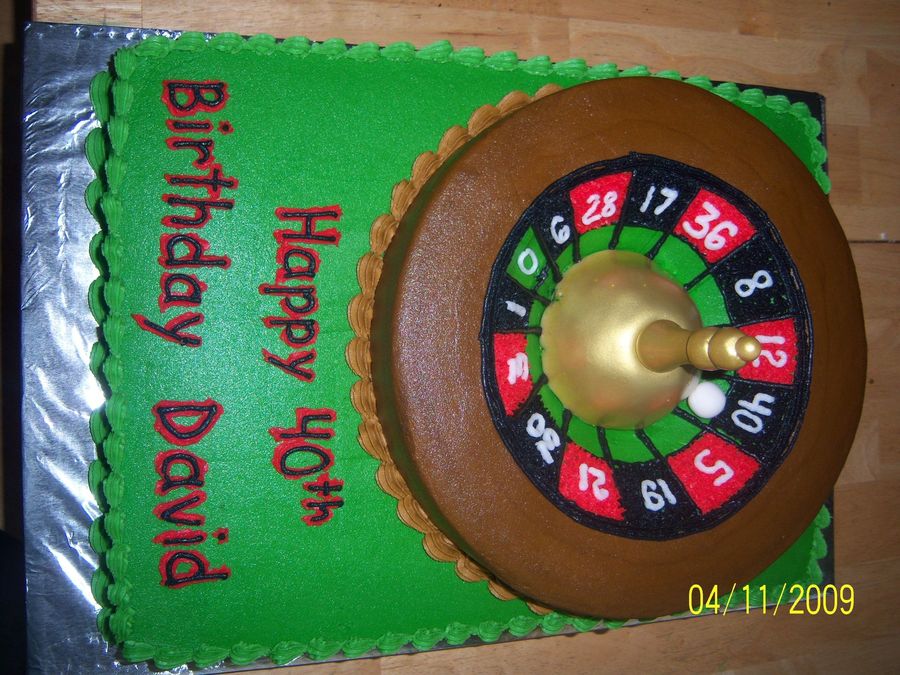 Roulette Wheel - CakeCentral.com