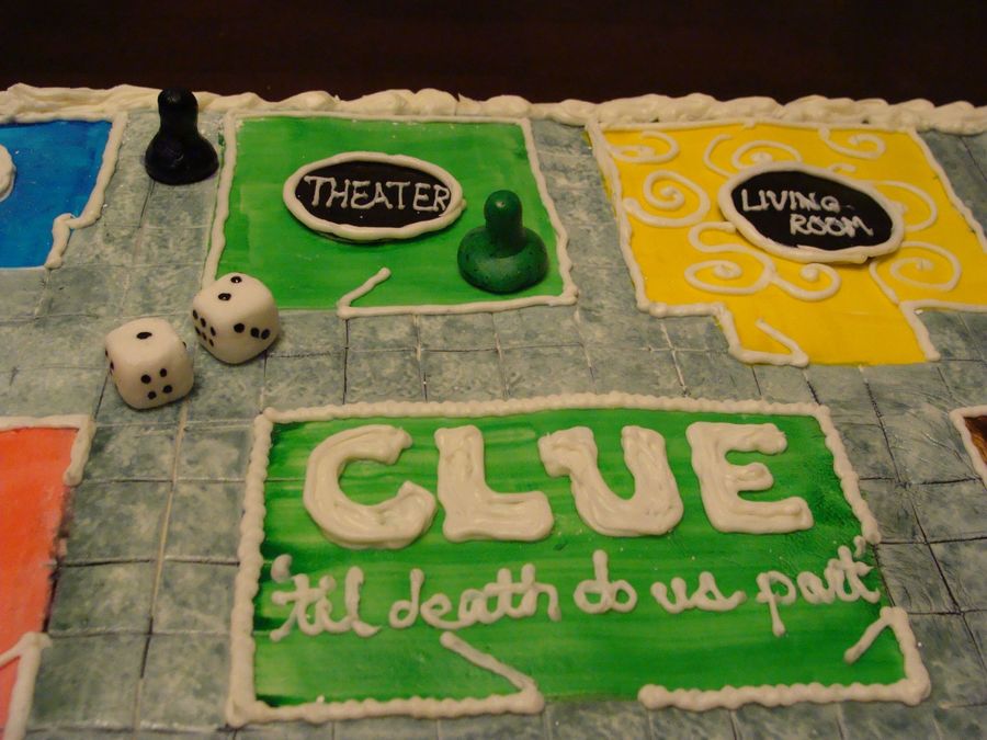 Clue Board Game Cake - CakeCentral.com