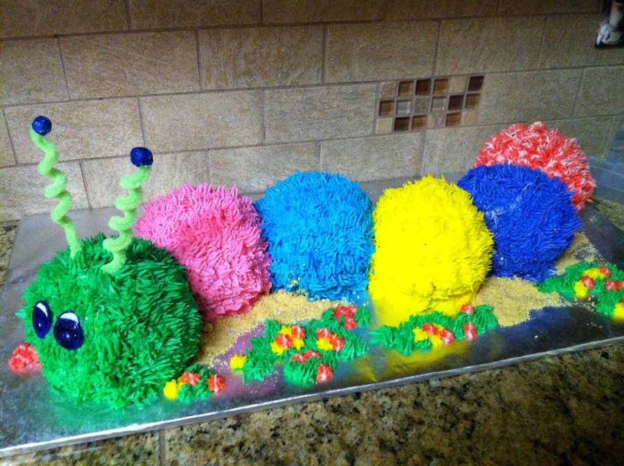 Caterpillar Cake - CakeCentral.com