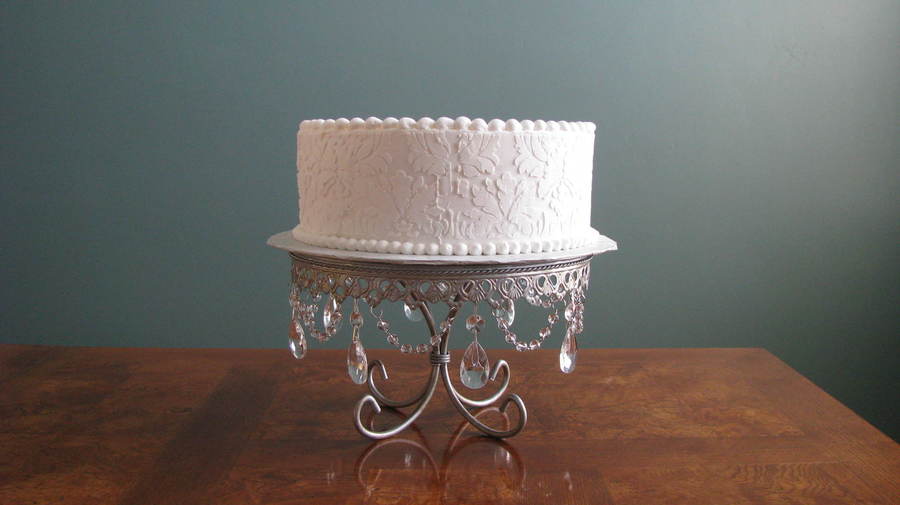 Damask Cake - CakeCentral.com