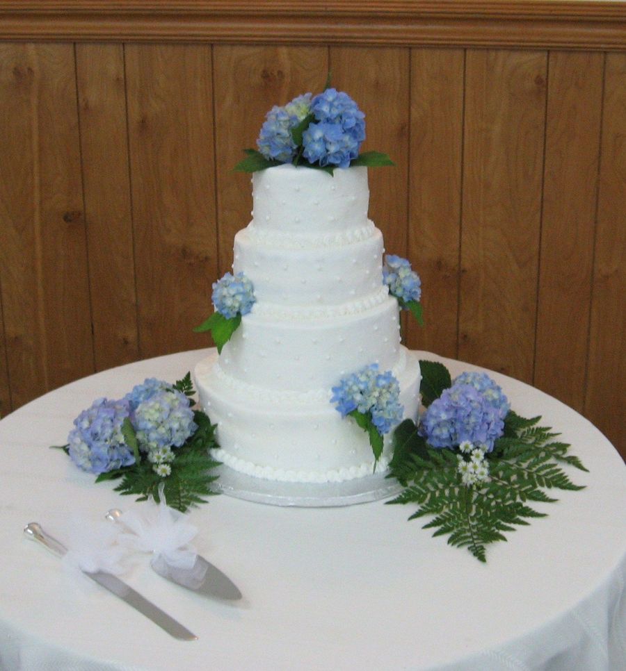 Hydrangea Wedding - CakeCentral.com