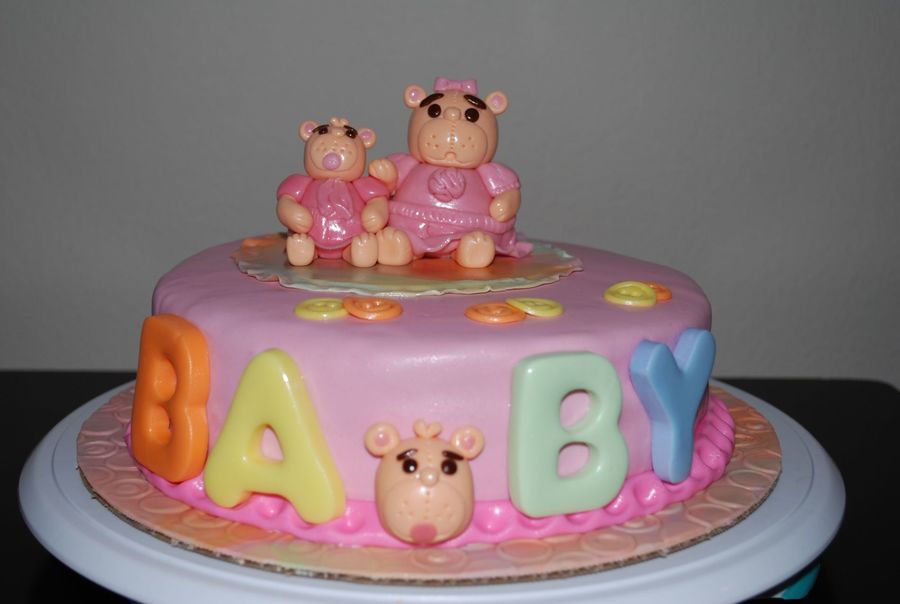 Mommy And Baby Bear Cake - CakeCentral.com