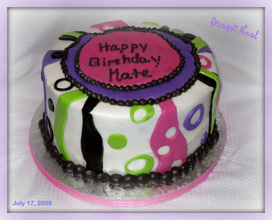 Happy Birthday Kate - CakeCentral.com