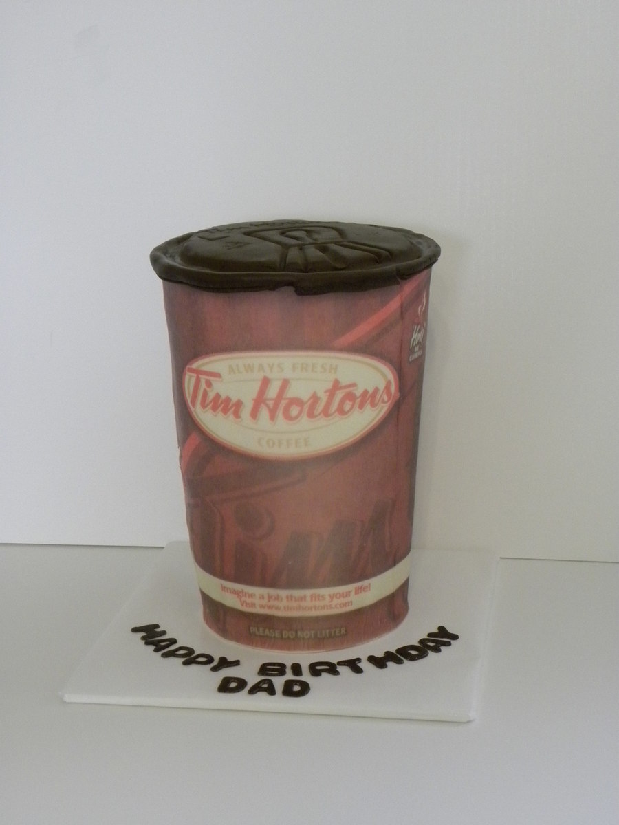 Tim Horton's Coffee Cup - CakeCentral.com