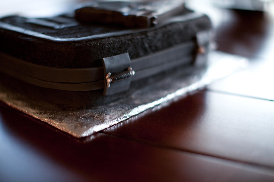 Glock Gun And Case - CakeCentral.com