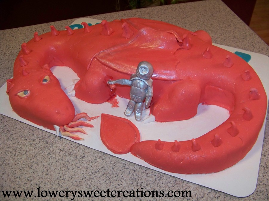 3-D Dragon Cake - CakeCentral.com