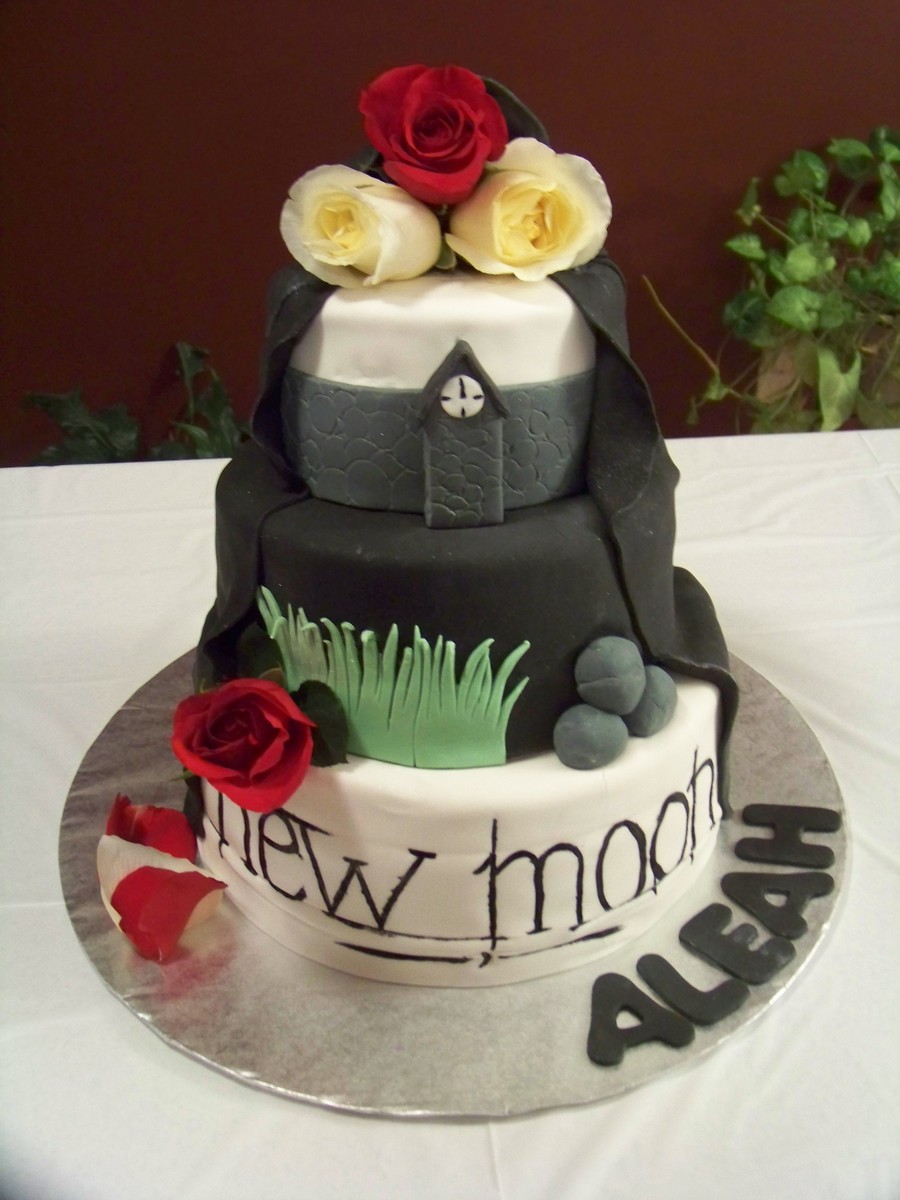 New Moon/twilight Birthday Cake - CakeCentral.com