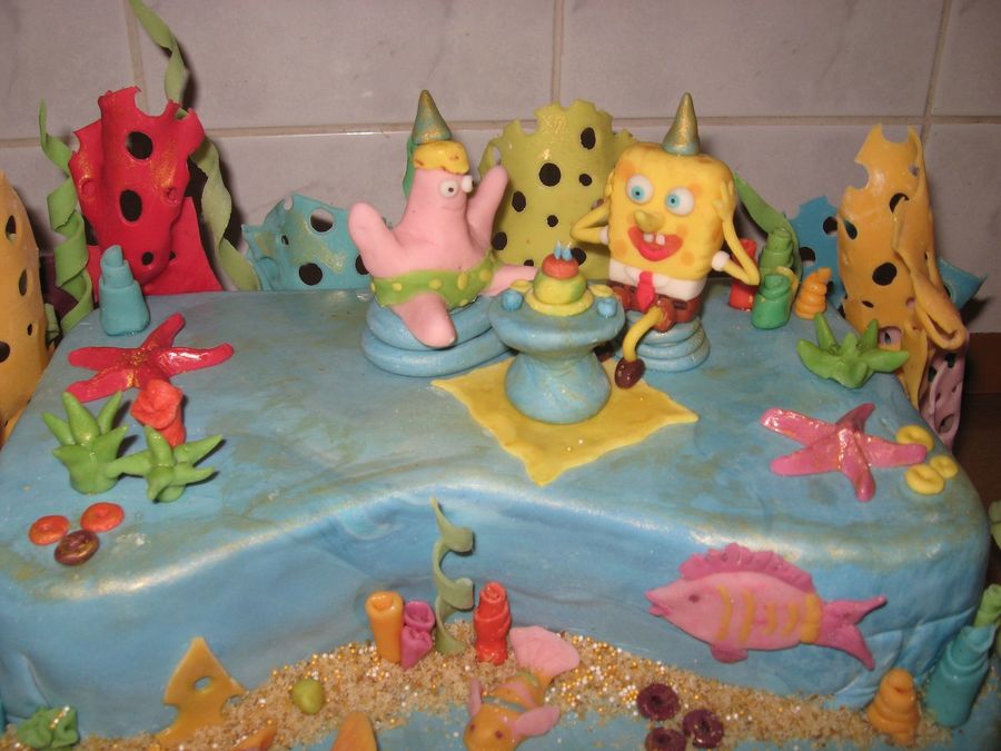 Sponge Bob Cake - CakeCentral.com