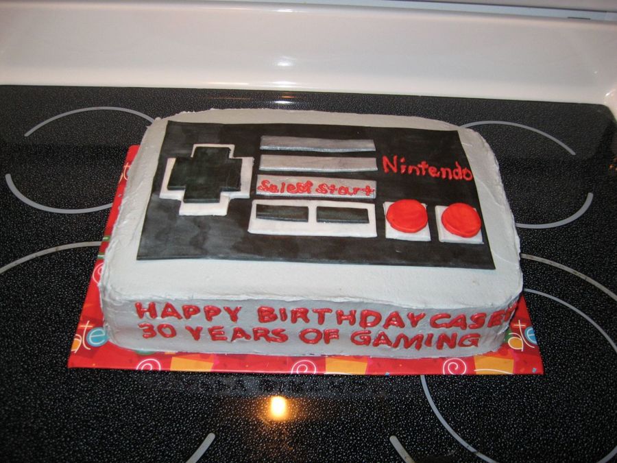 Nintendo Birthday Cake - CakeCentral.com