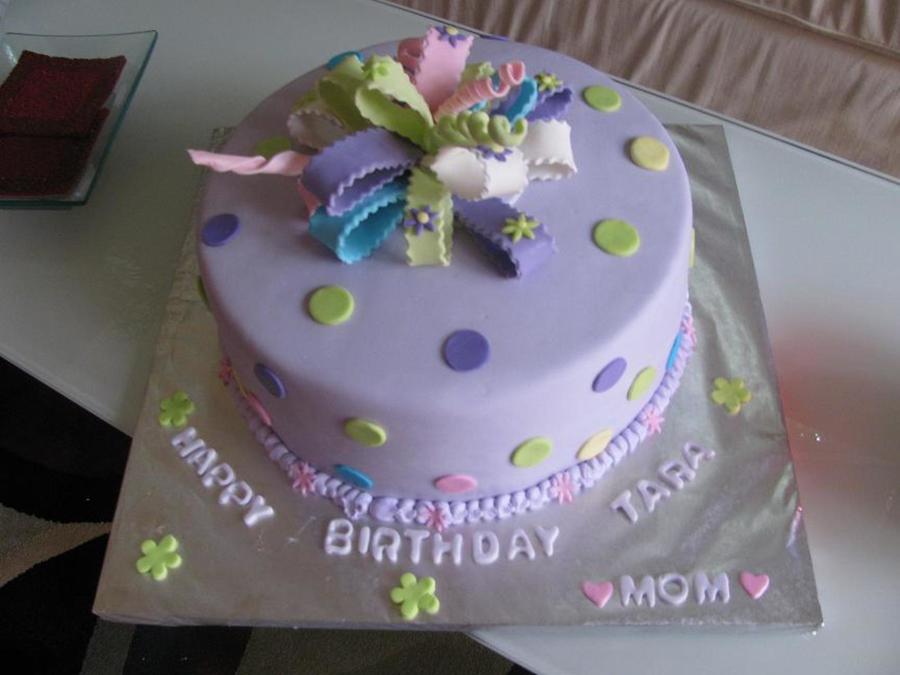 Purple Dots - CakeCentral.com