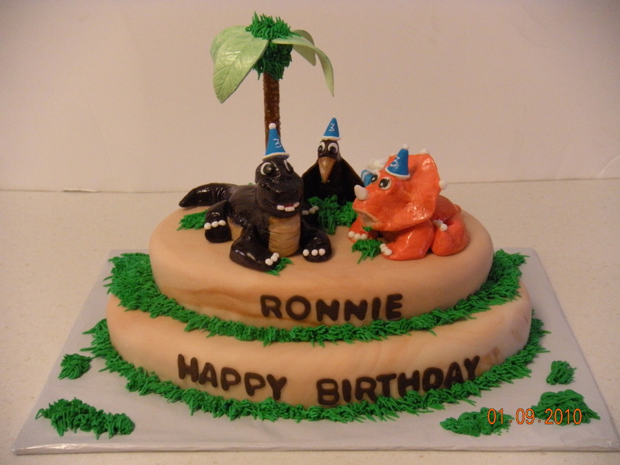 Land Before Time Cake - CakeCentral.com