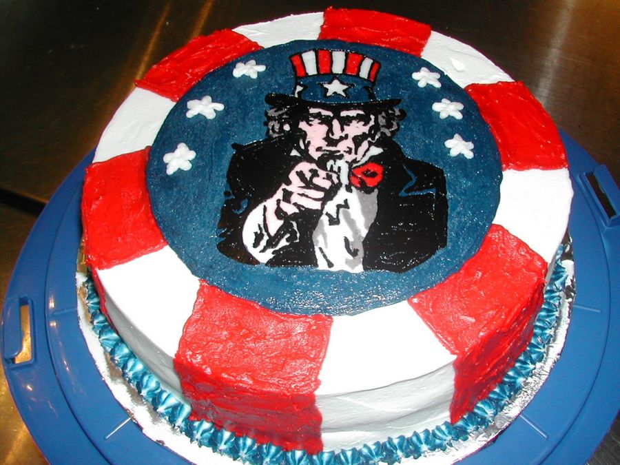 Uncle Sam 4Th Of July Cake - CakeCentral.com