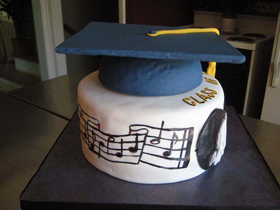 Fender Guitar Graduation Cake - CakeCentral.com