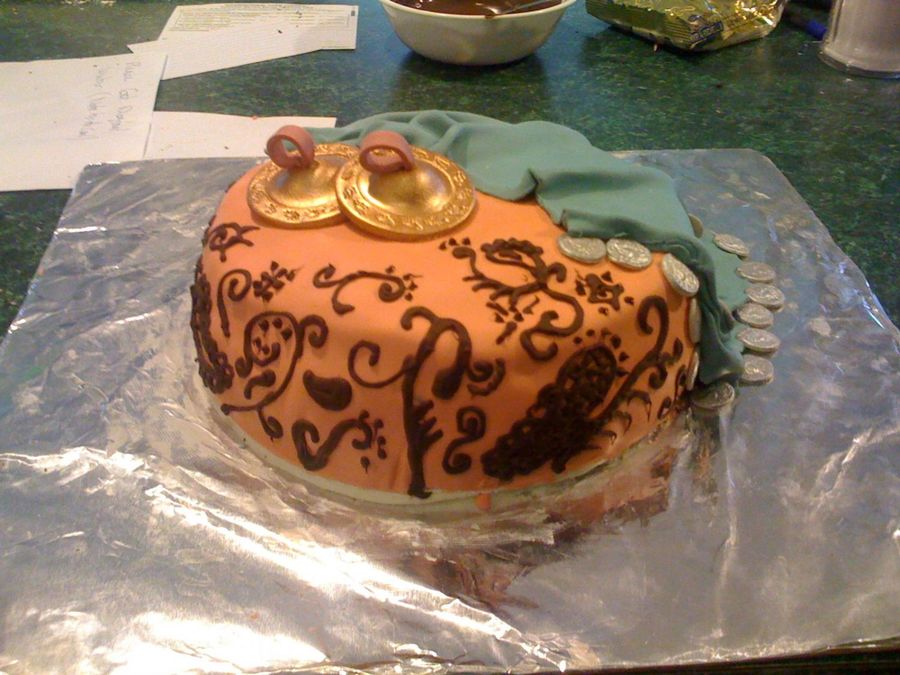 Belly Dancing Themed Cake - CakeCentral.com