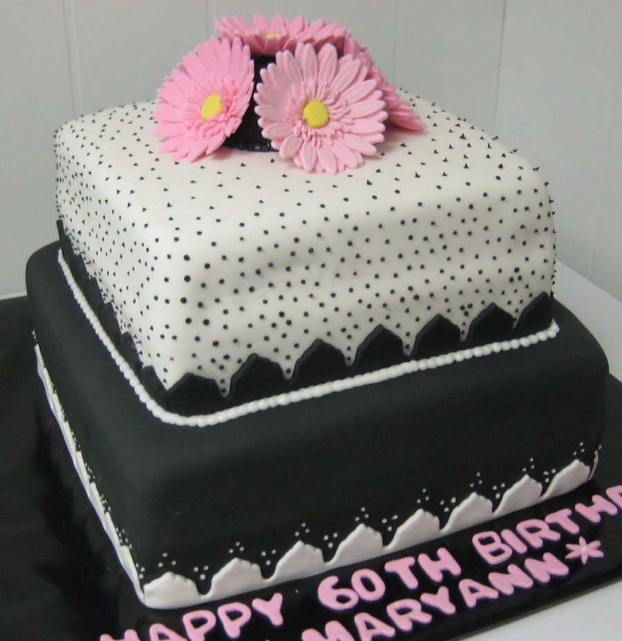 60Th Birthday Cake - CakeCentral.com