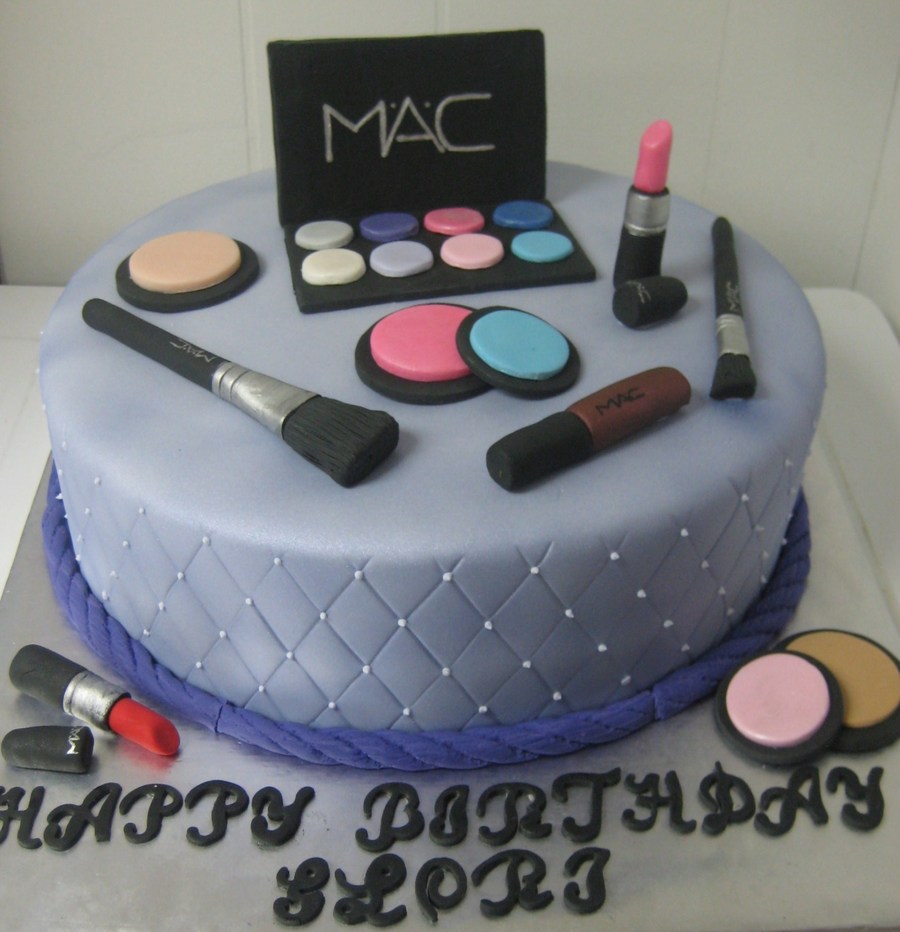 Mac Makeup Birthday Cake - CakeCentral.com