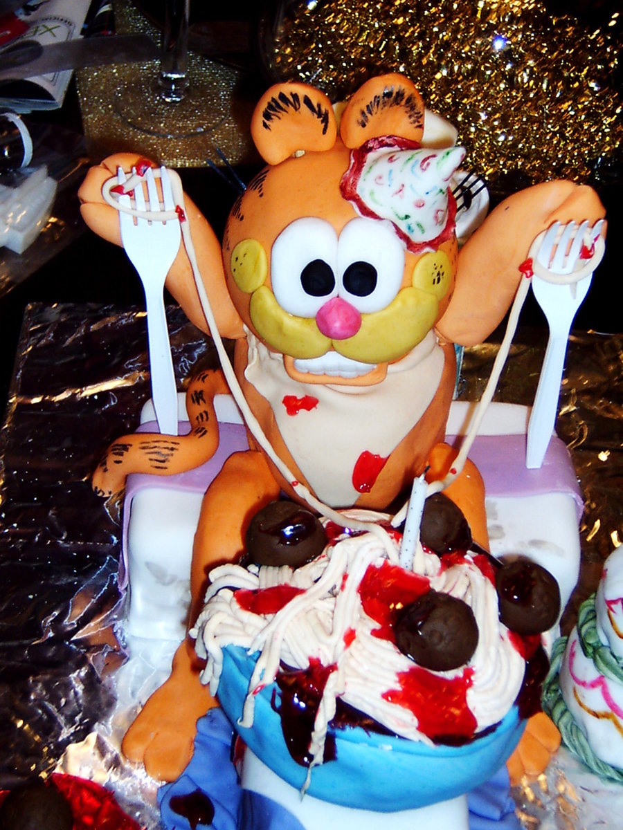 Garfield Birthday Cake - CakeCentral.com
