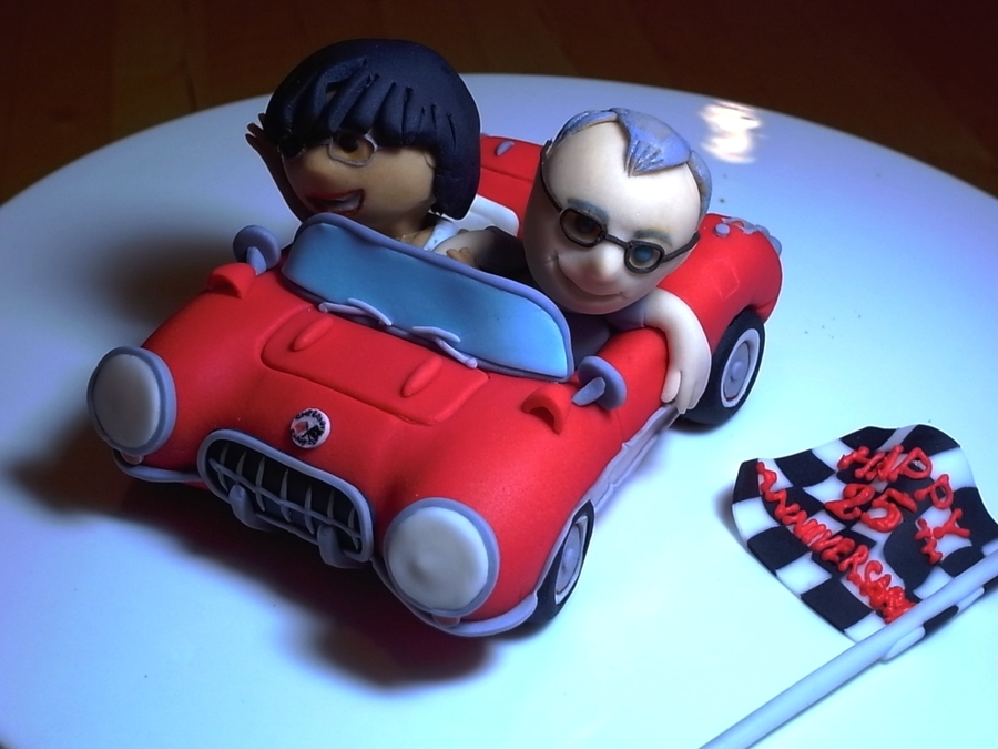 '57 Corvette Convertible Cake Topper - CakeCentral.com