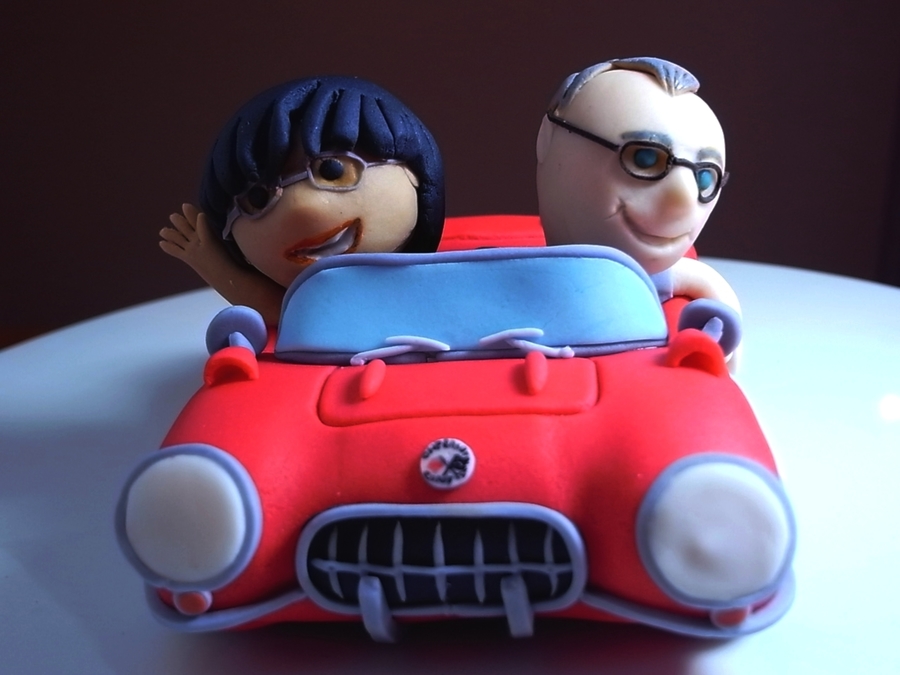 '57 Corvette Convertible Cake Topper - CakeCentral.com