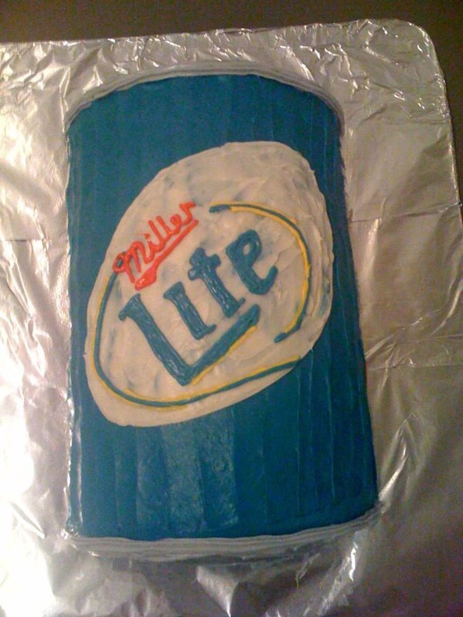 Miller Lite Cake - CakeCentral.com