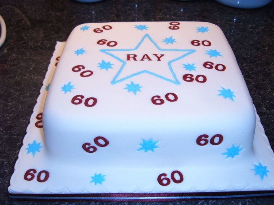 60Th Birthday Cake - CakeCentral.com