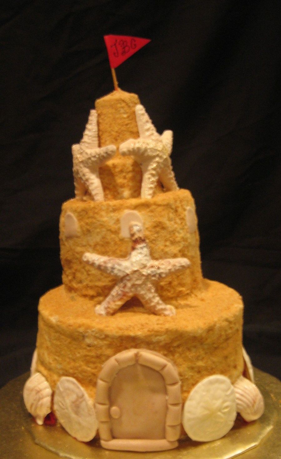 Sand Castle Cupcake Tree Topper - CakeCentral.com