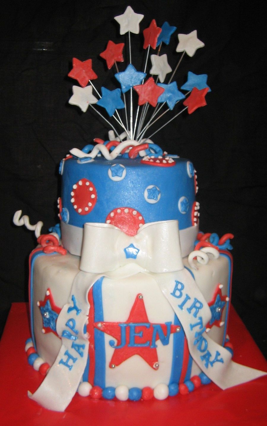 4Th Of July Birthday Cake - CakeCentral.com