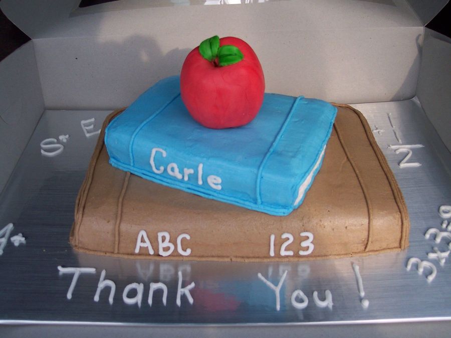 Teacher Appreciation Cake - CakeCentral.com