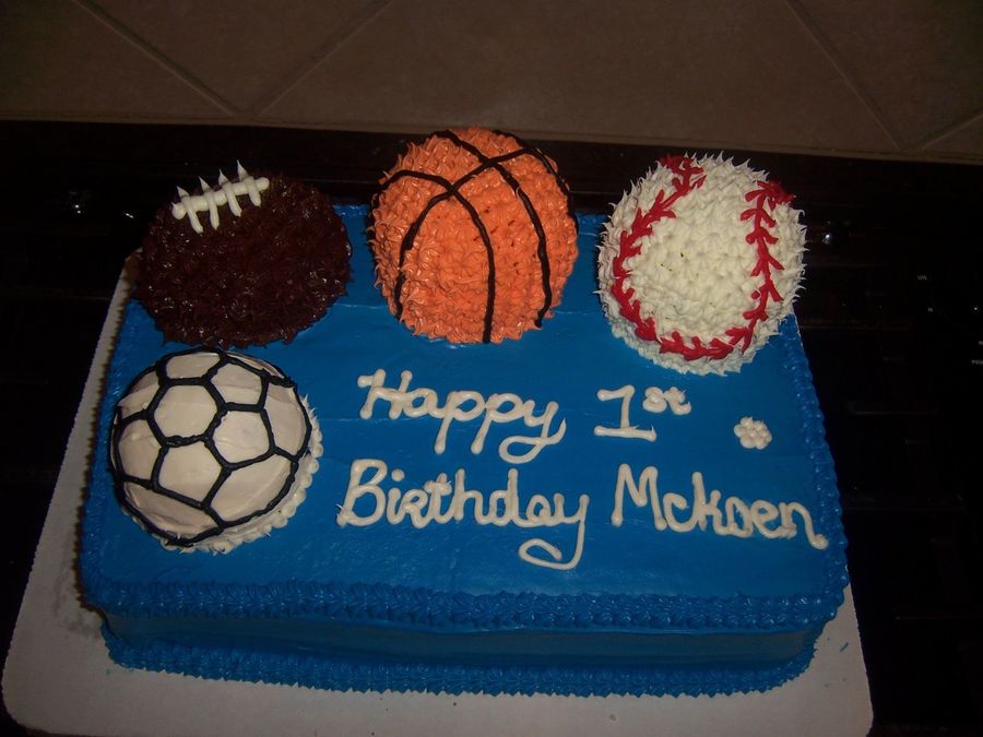 Balls Birthday Cake - CakeCentral.com