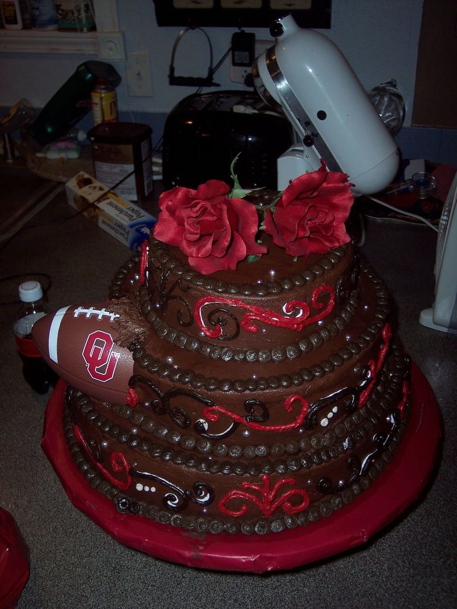 Oklahoma Sooner Cake - CakeCentral.com