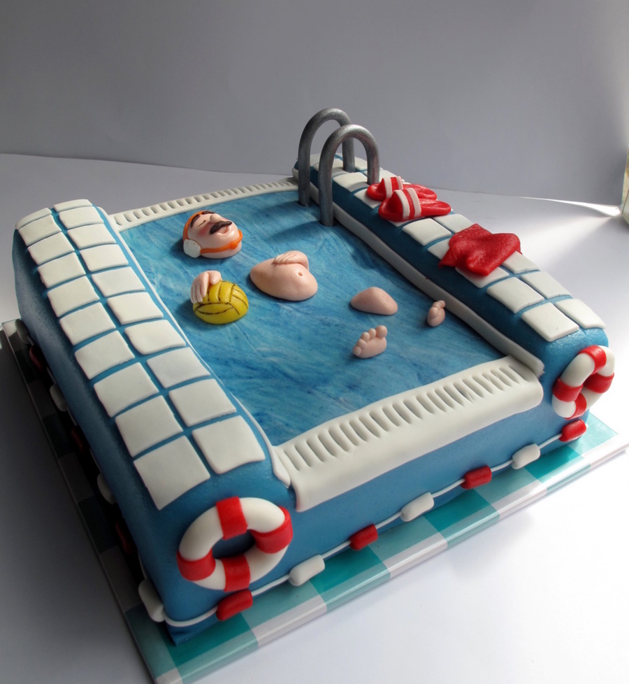 Waterpolo Cake - CakeCentral.com