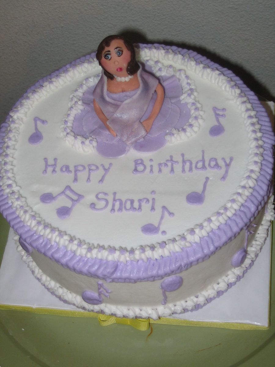 Singer's Birthday - CakeCentral.com