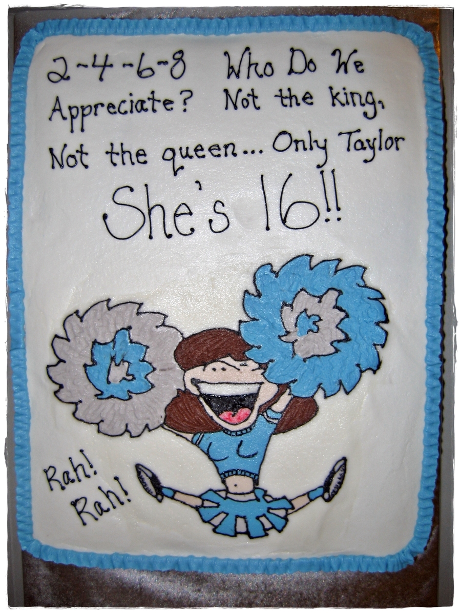 Cheerleader - CakeCentral.com